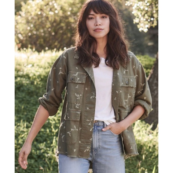 THE GREAT. | Jackets & Coats | The Great The Frayed Lieutenant Jacket ...